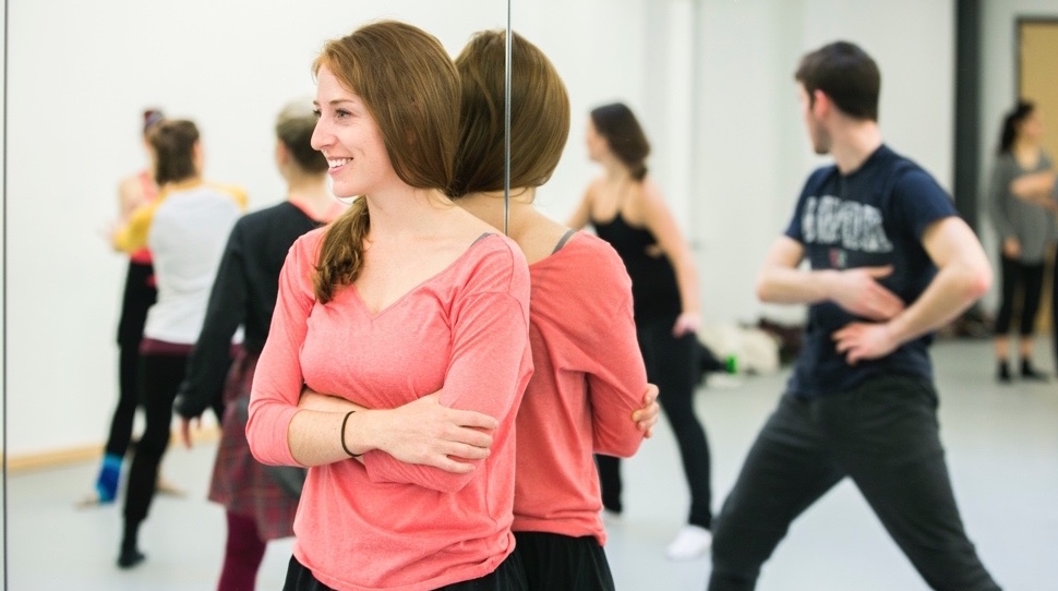 Emily Schoen watching rehearsal. Photo by Whitney Browne. - Dance ...