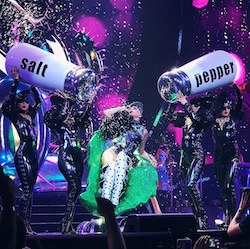 Winnie Chang dancing in Katy Perry's WITNESS The Tour at The ...